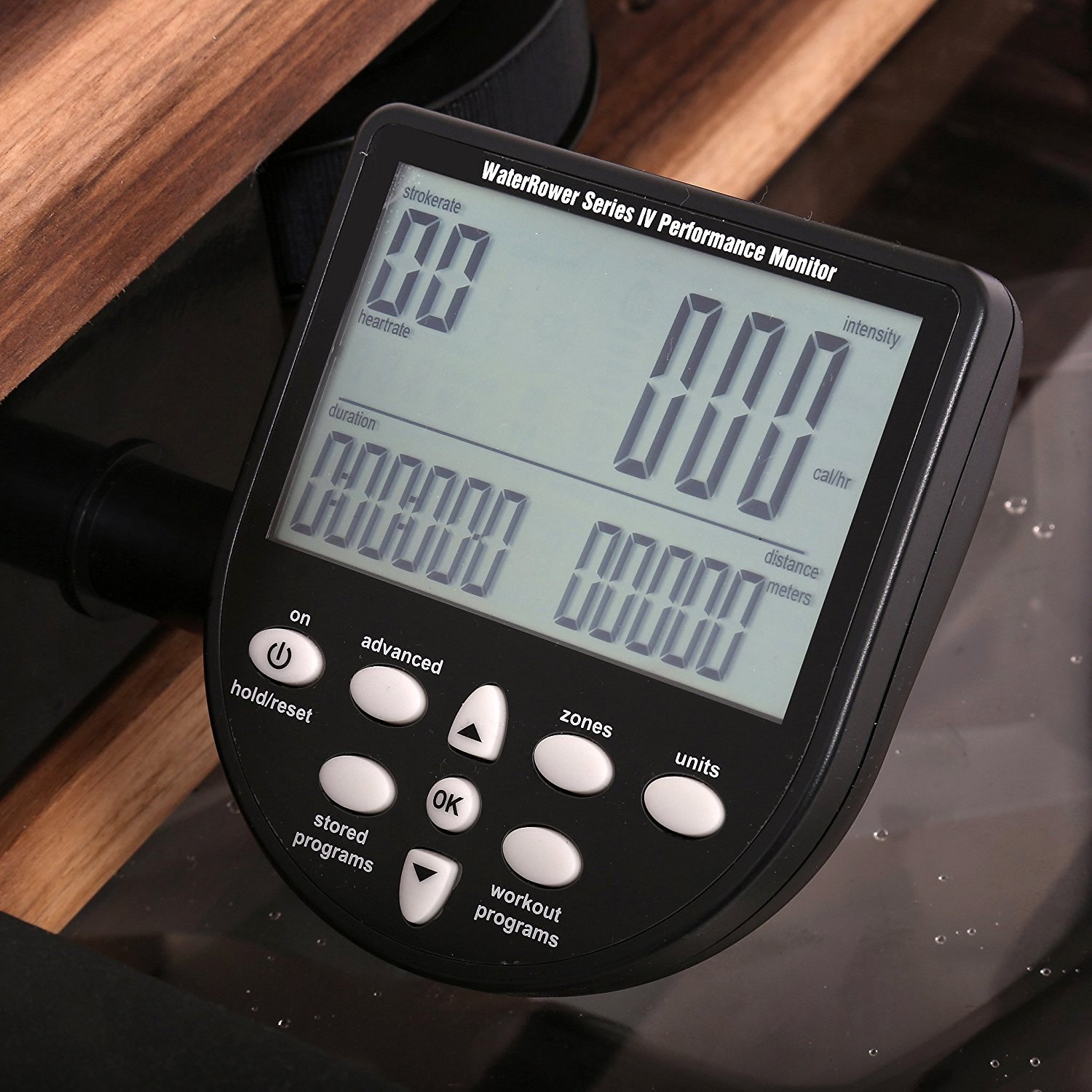 WaterRower Walnut Rowing Machine with S4 Monitor | USA Made | Original Handcrafted Erg Machine for Home Use & Gym | Best Warranty