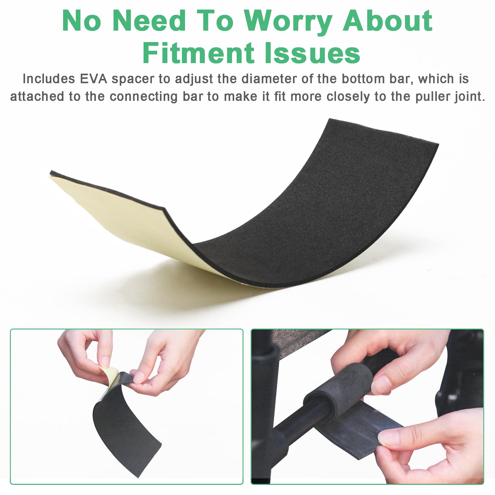 Wagon Handle for Wonderfold Wagon W Series Wagon Accessories-Universal Push Handle for Wagon - More Effort to Pull a Wagon - Drawn Carriage-Telescopic Rod for Station Wagon - to Rough Terrain