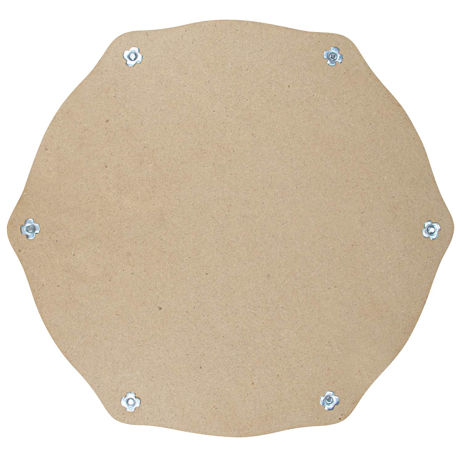 Tosnail 12-Inch Silent Drum Practice Pad with Wooden Base and Steel Frame
