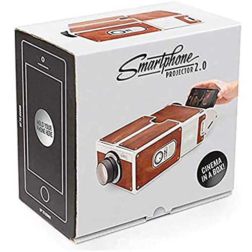 TOCHCA Cinema Projector,Portable Cardboard Smartphone Projector for/Party/Birthday Etc.Home Theater Audio Projector