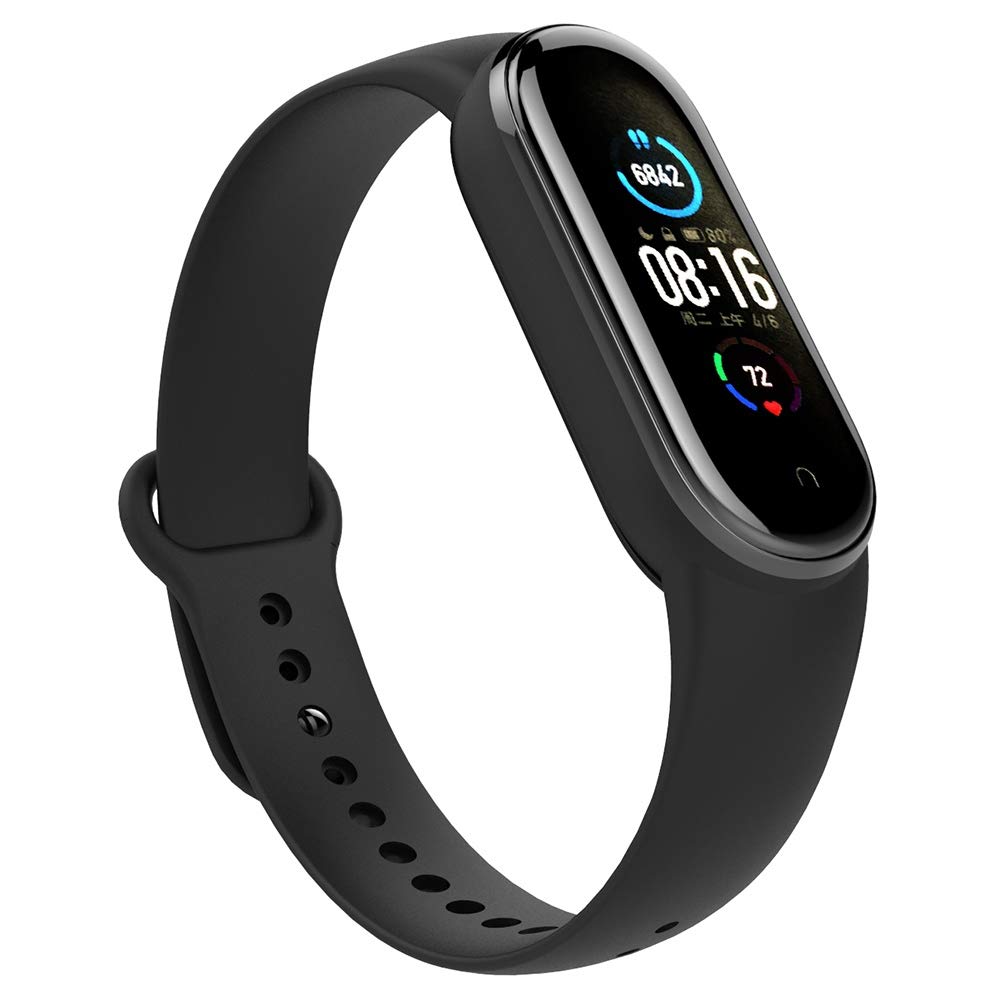 Xiaomi Mi Band 5 Activity Tracker, Fitness Tracker, Smartwatch100 Background Screen, 1.1 Inch AMOLED Display, 50 m Waterproof, Black