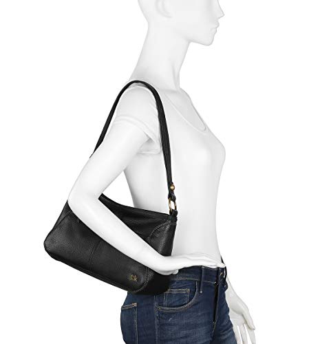 The SAK Women's Iris Leather Small Hobo, Black