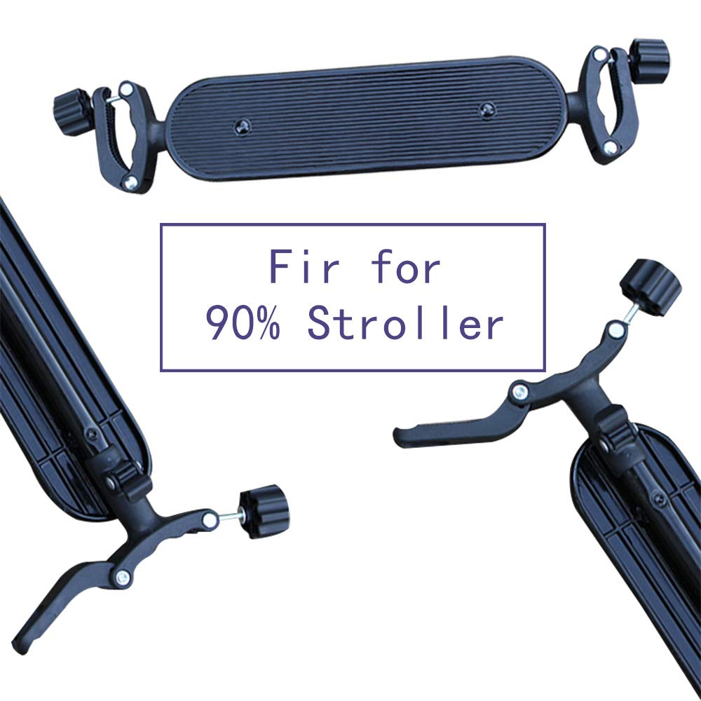 Universal Baby Stroller Accessories Adjustable Pedal Adapter footrest for Carriage (OneSize)