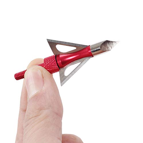 Smarkey Archery Broadheads for Crossbow Recurve Bow and Compound Bow Hunting -18pcs Hunting Broadheads Package