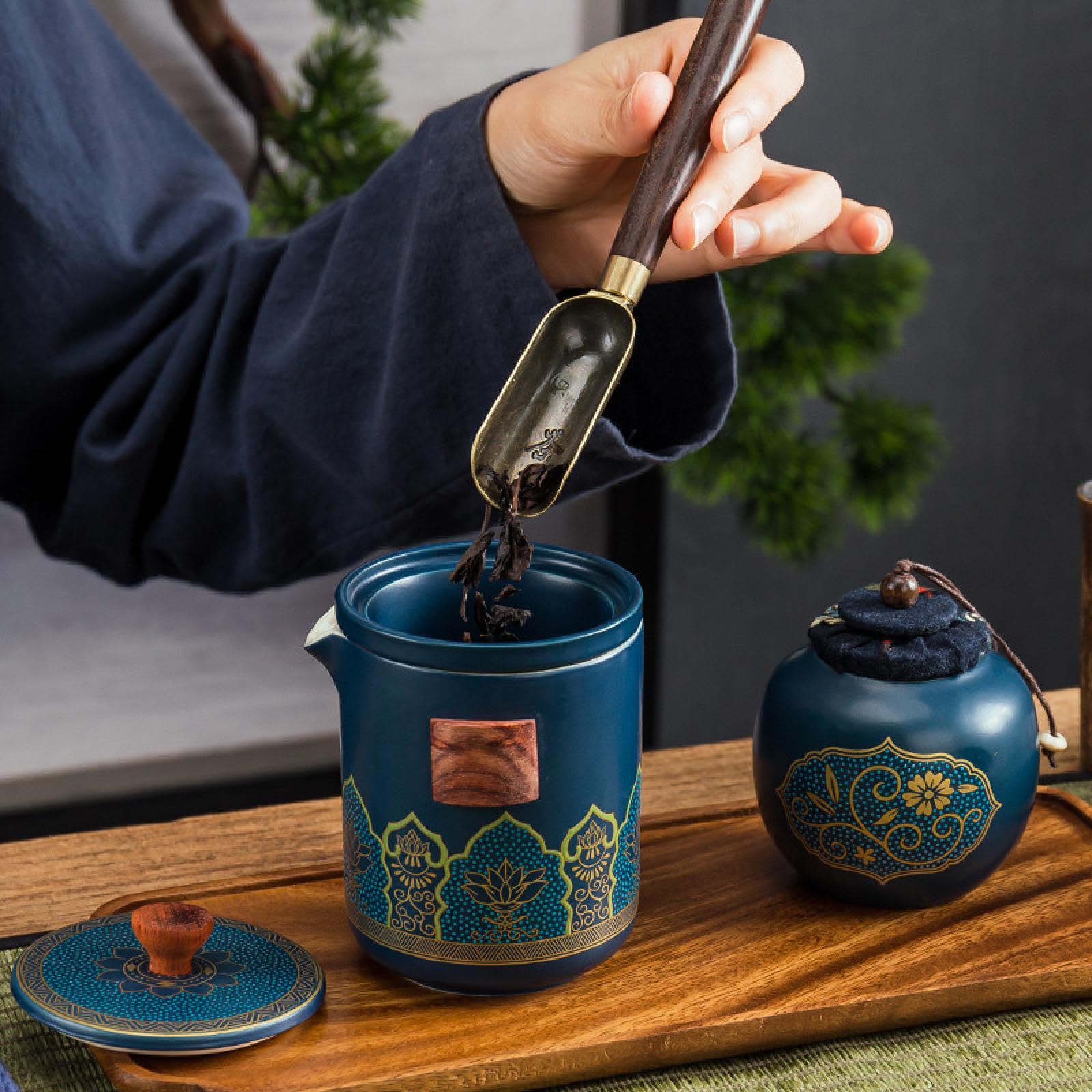 Travel Kung Fu Tea Set Home Simple Bubble Teapot Ceramic Tea Cup Outdoor Camping Tea Tray Portable Bag