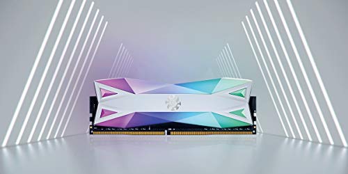 XPG DDR4 D60G RGB 16GB (2x8GB) 3200MHz PC4-25600 U-DIMM CL16-20-20 Desktop Memory Kit White (AX4U320038G16A-DW60)