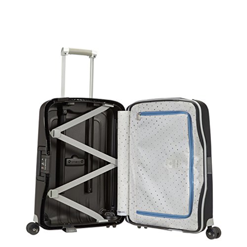 Samsonite S'Cure Hardside Luggage with Spinner Wheels, Black, Checked-Large 28-Inch