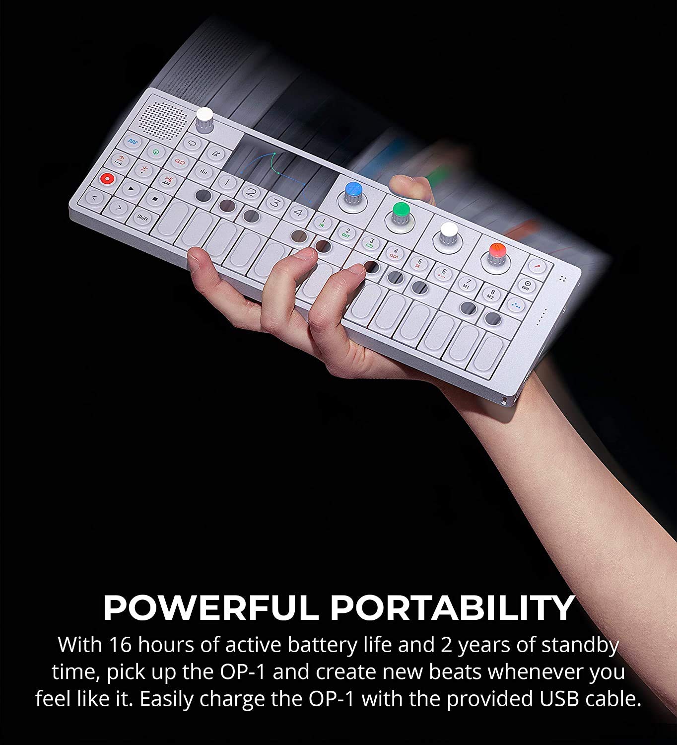 Teenage Engineering 002.AS.001 OP-1 Mini Synthesizer Pack (Renewed)