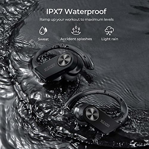 XLEADER SoundAngel Sport3 Pro Wireless Bluetooth Sports Earbuds (Black-SP5)