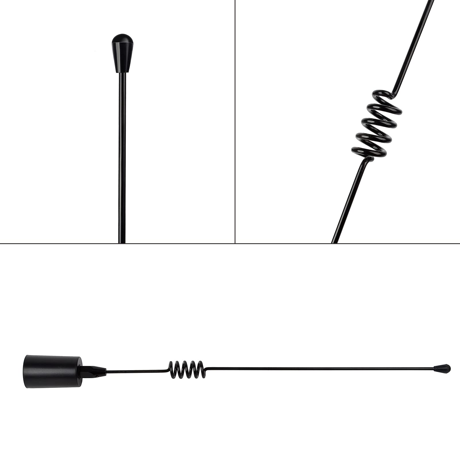 TWAYRDIO VHF Marine Antenna, 156-163MHz 50W Boat Radios Antennas with 16.4ft Coaxial Cable (SO239 to PL259 Connector),L-Shape Mounting Bracket and U-bolt for Midland Uniden Cobra Icom Marine Radio