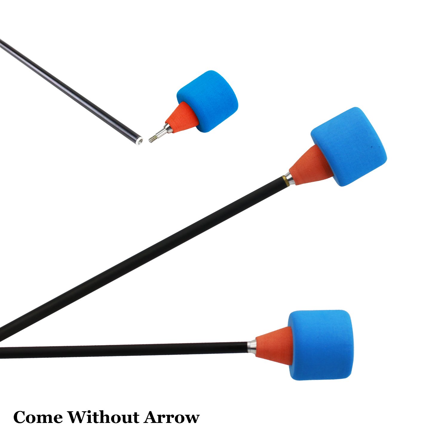 SinoArt Soft Sponge Foam Hunting Arrowhead Game Practice Colorful Broadhead Tips for Archery CS Shooting 12pc