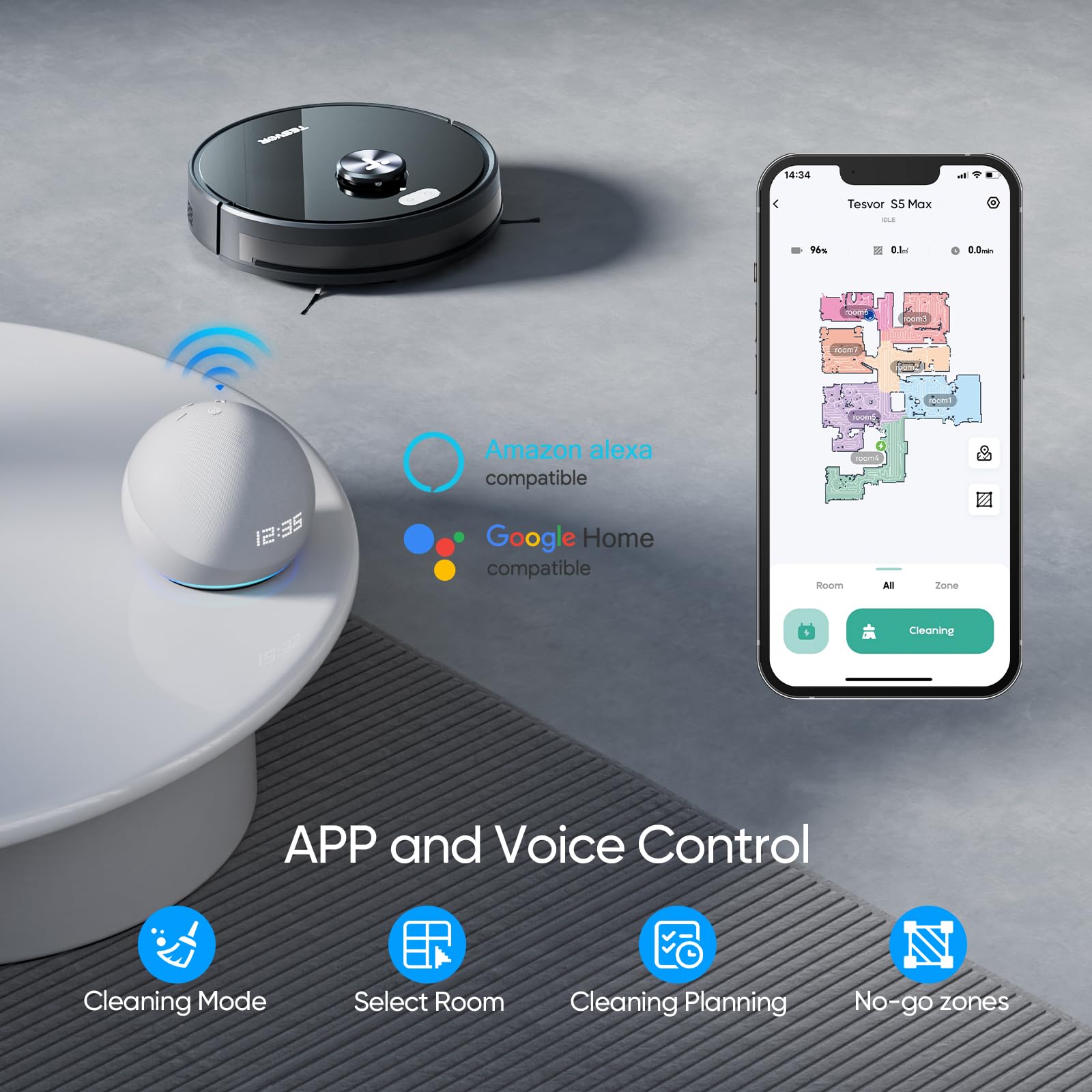 Tesvor M1 Robot Vacuum