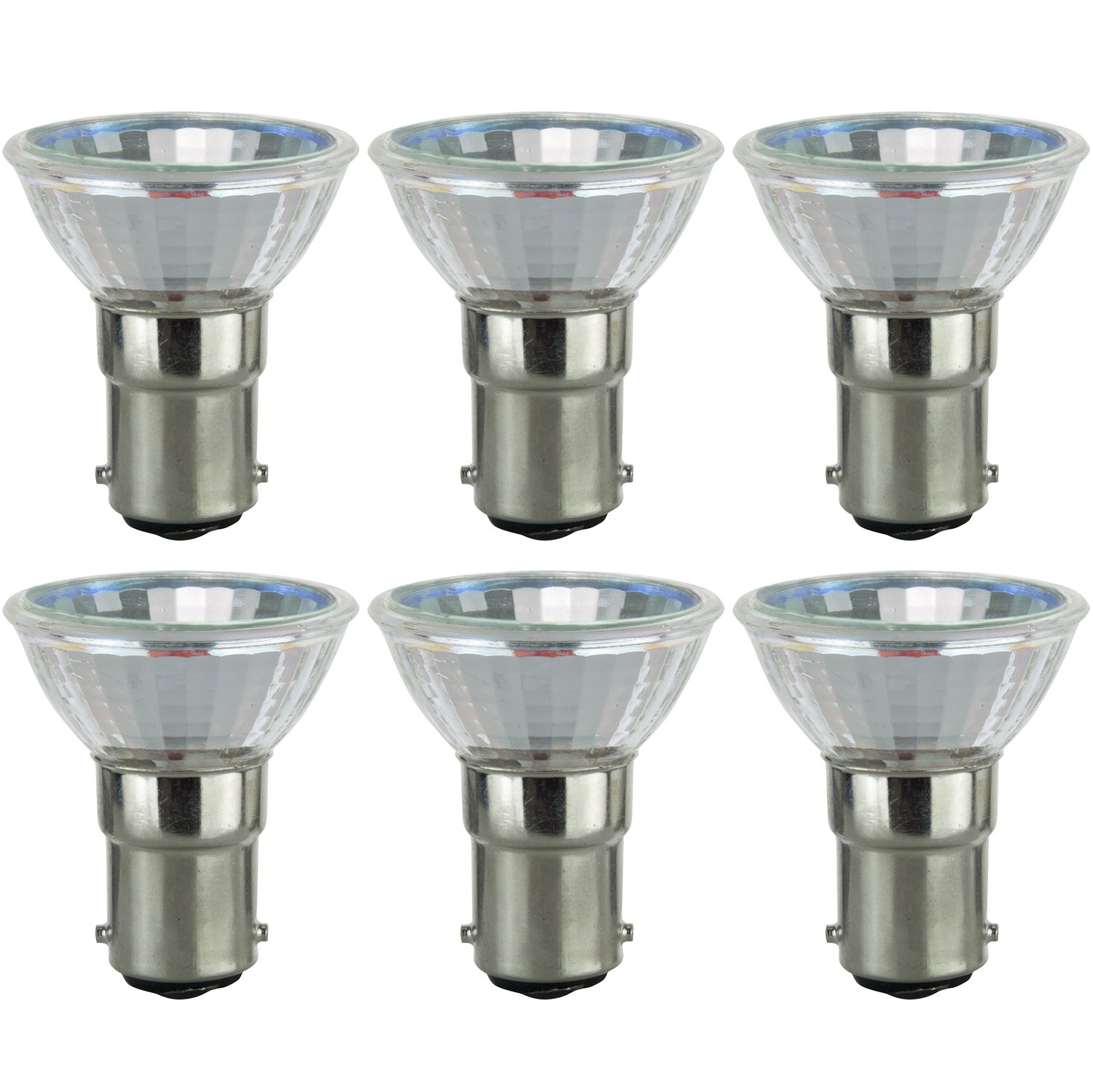Sunlite 20MR11/CG/DC/Narrow Flood/12V/6PK Halogen 20W 12V MR11 Quartz Reflector Narrow Floodlight Light Bulbs (6 Pack)