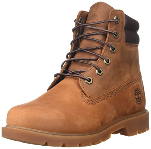 Timberland Women's Linden Woods Waterproof Hiking Boot, Medium Brown Full Grain, 6