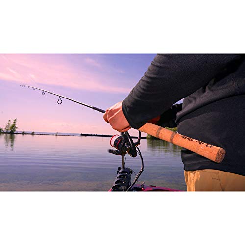Ugly Stik 5’6” Elite Spinning Rod, Two Piece Spinning Rod, 4-8lb Line Rating, Light Rod Power, Fast Action, 1/16-3/8 oz. Lure Rating