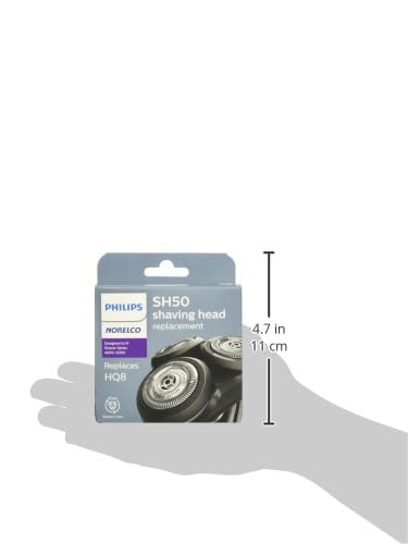 XUYAO SH50 Replacement Heads for Philips Norelco Series 5000 Shavers, SH50/52 MultiPrecision Blades OEM MADE IN NETHERLANDS, 6 Piece Set