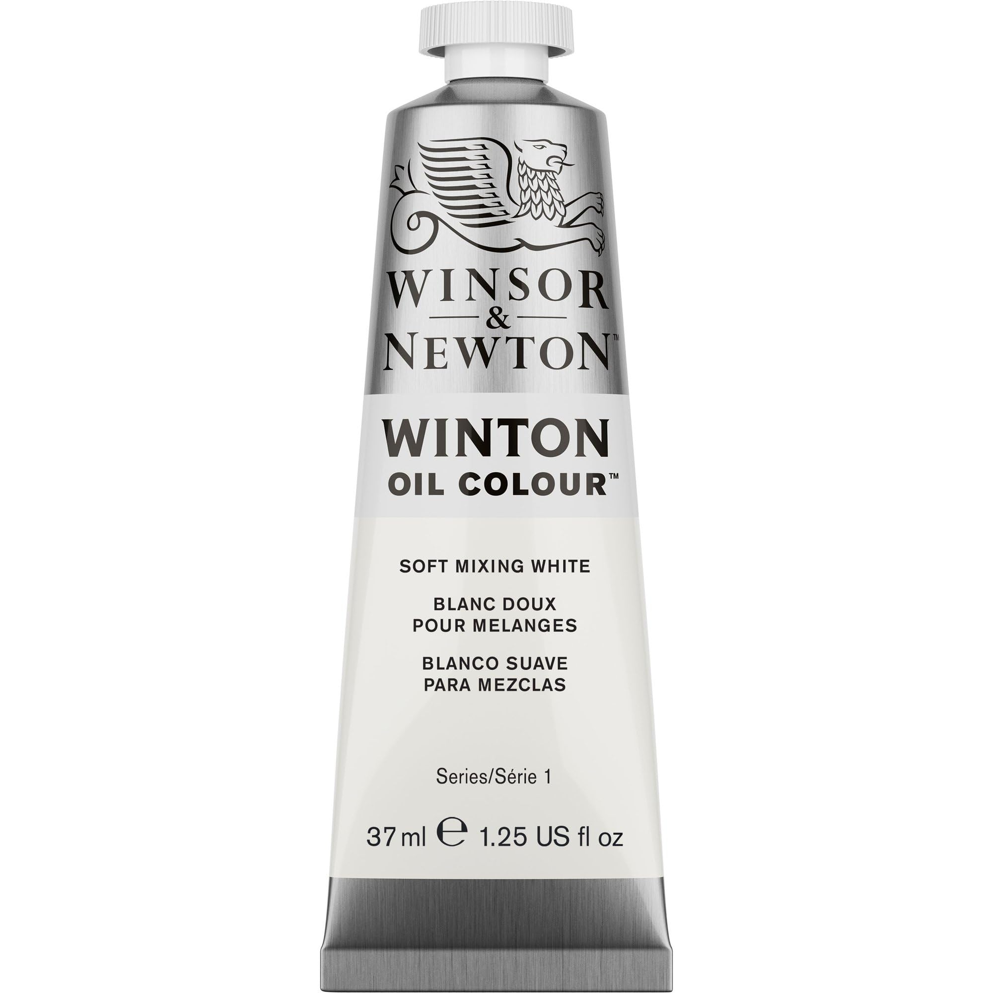Winsor & Newton Winton Oil Color, 37ml (1.25-oz) Tube, Soft Mixing White