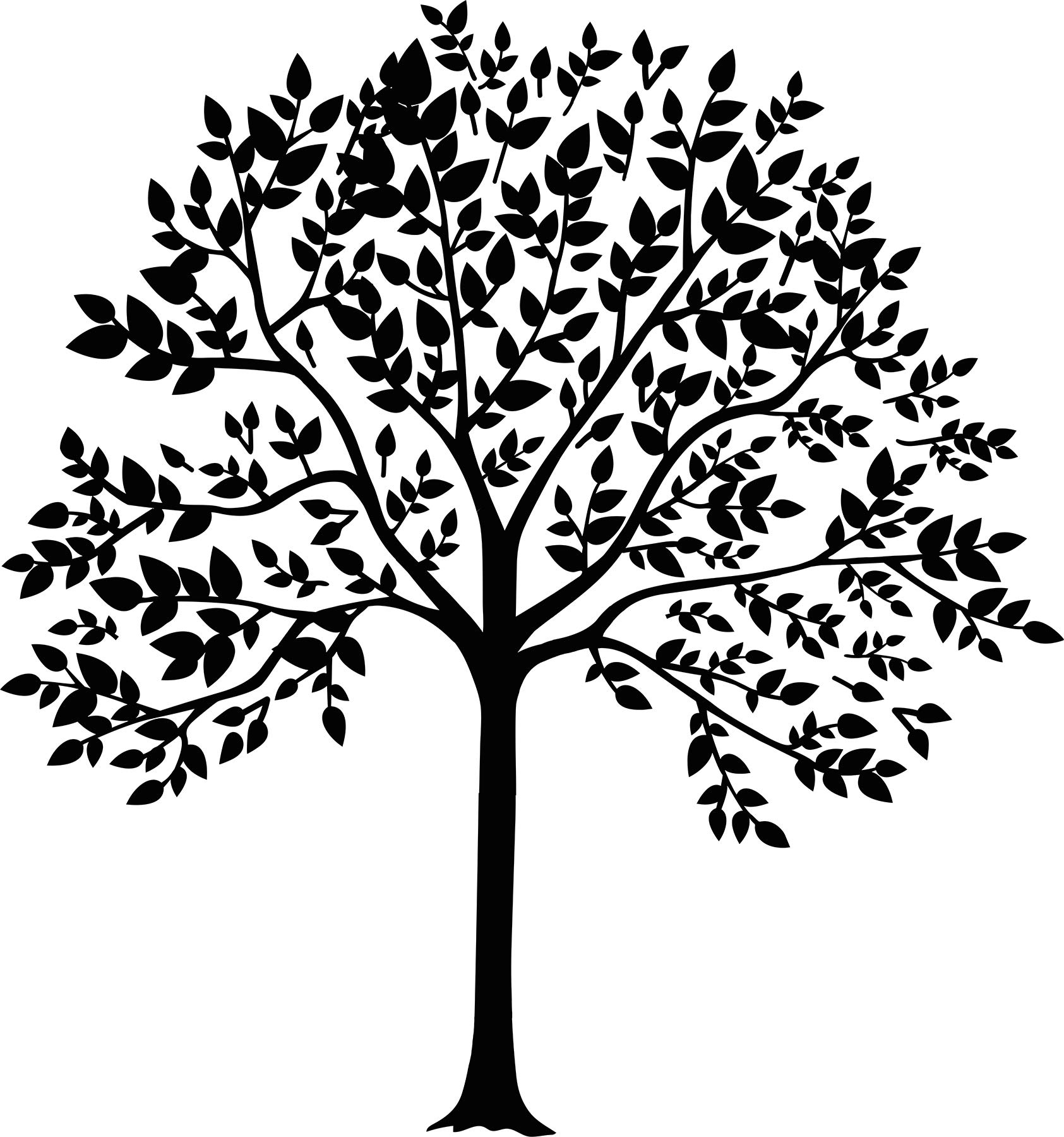 WallPops DWPK3370 Timber Wood Art Kit Wall Decal, Black
