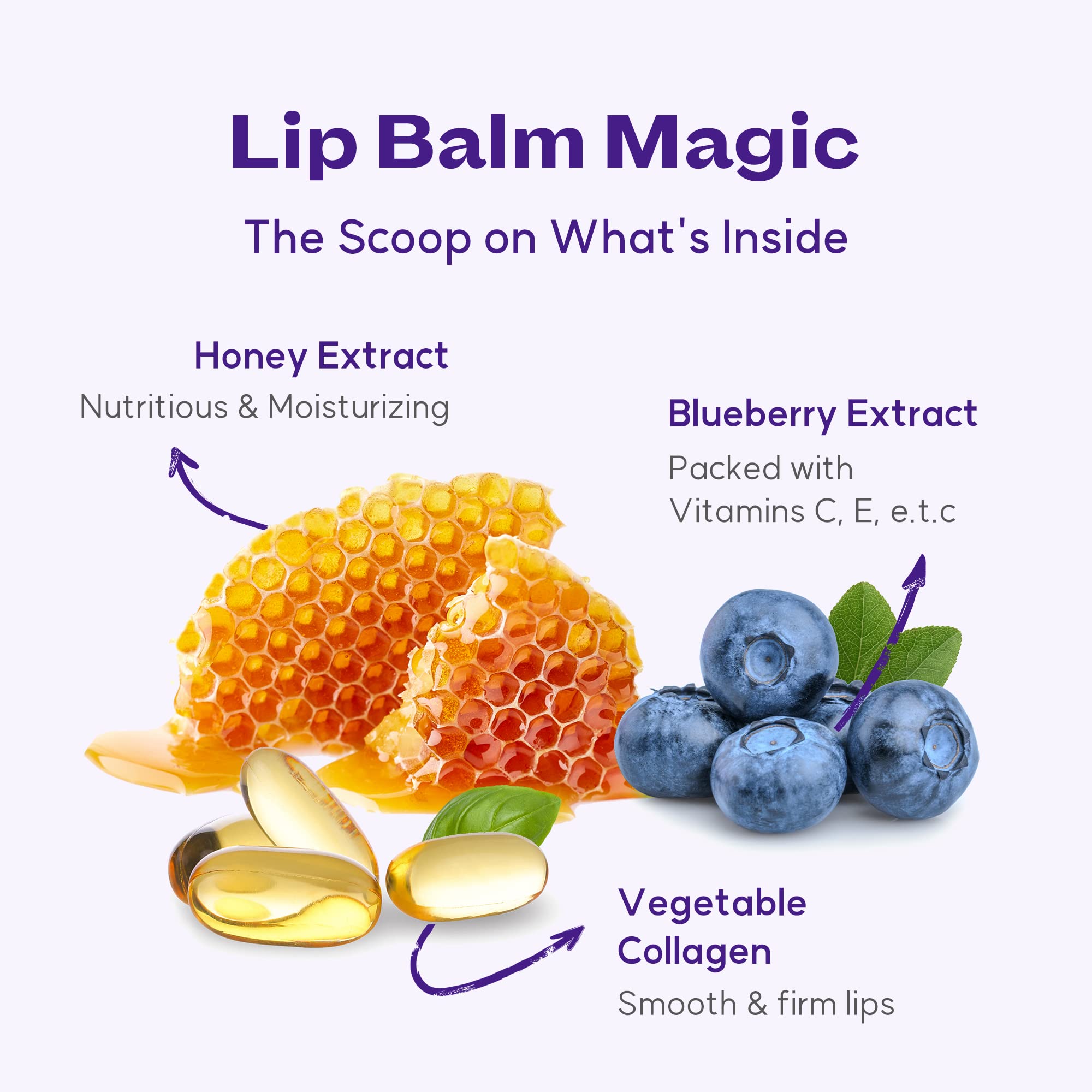 WELCOS FRUDIA Honey Lip Balm β Blueberry | Lip Exfoliating, Moisturizing & Volumizing Dewy Tinted Lip Balm | Organic Lip Balm for Dry & Chapped Lips w/Jeju Blueberry and Honey Extracts (0.33 oz)