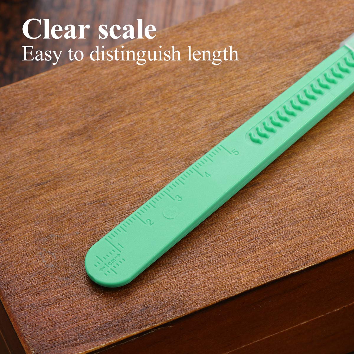 UKCOCO 10Pcs Disposable Plastic Surgical Scalpel Knife Multi-function Scrapbooking Crafts Carving Knife Tools(SS-1)