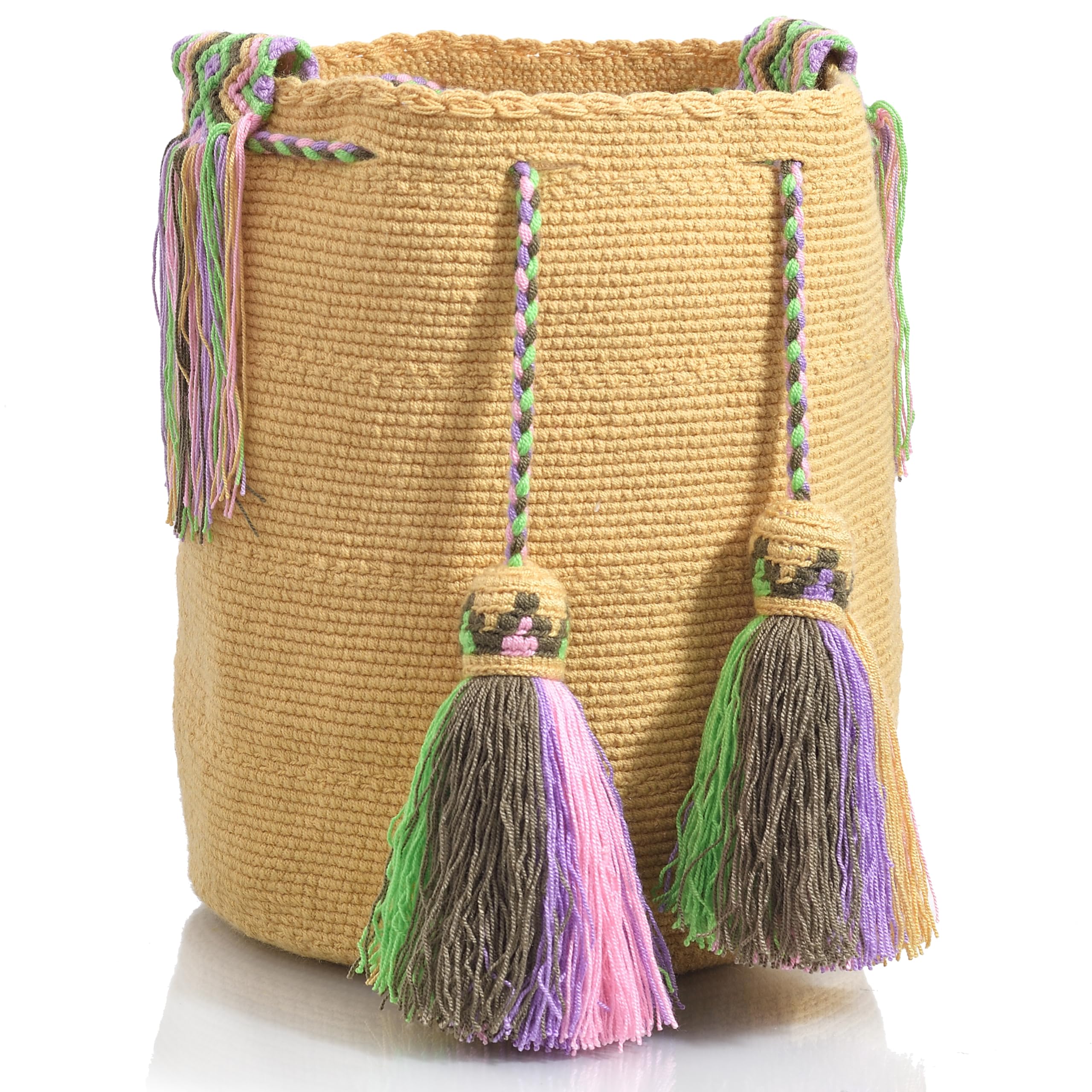 WYOU Utopia classics Hobo in Wayuu Crochet, Large