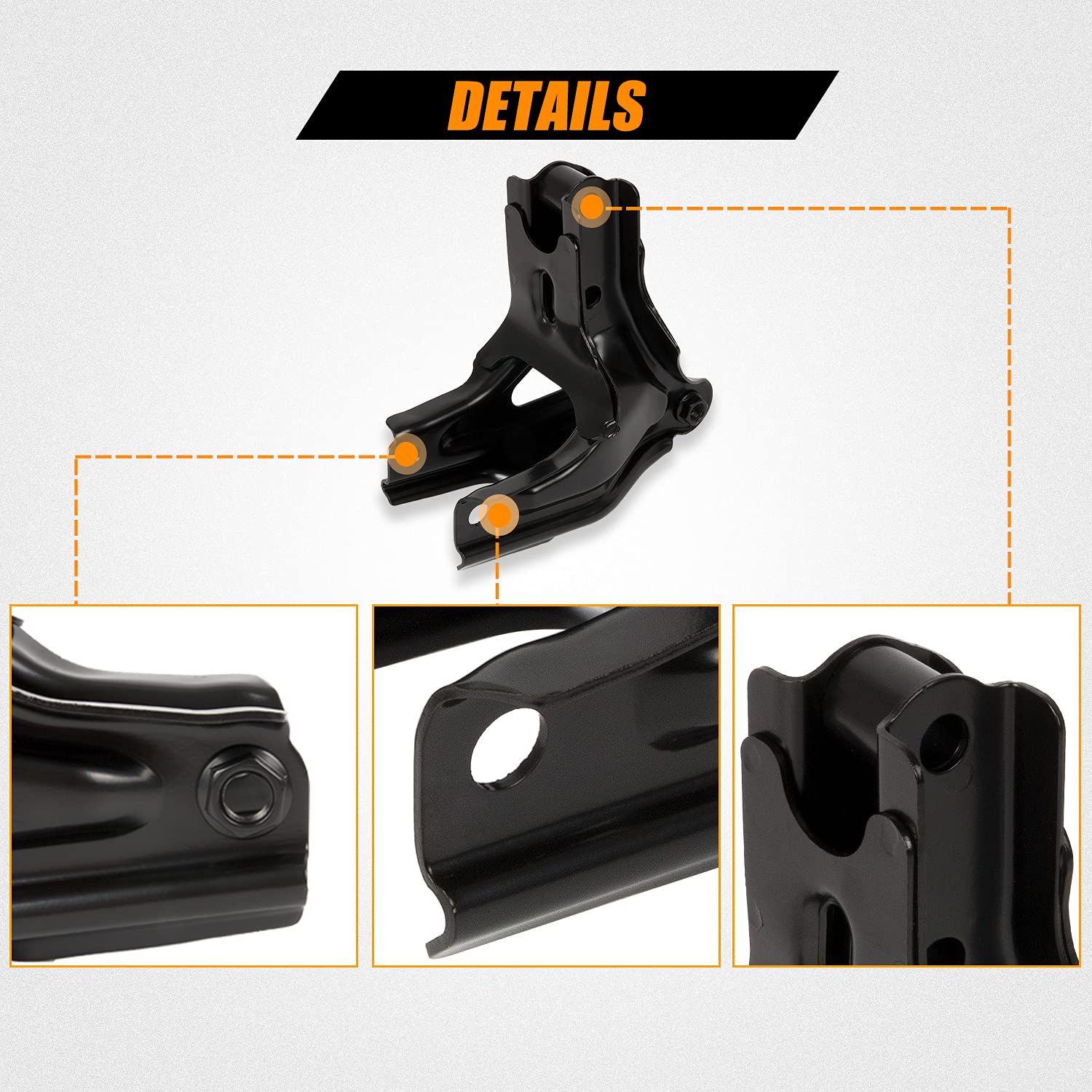 Wztepeng Rear Engine Mount T Bracket Compatible With 1999-2000 Honda Civic B16 SiĀ Replace 50827-S04-N10