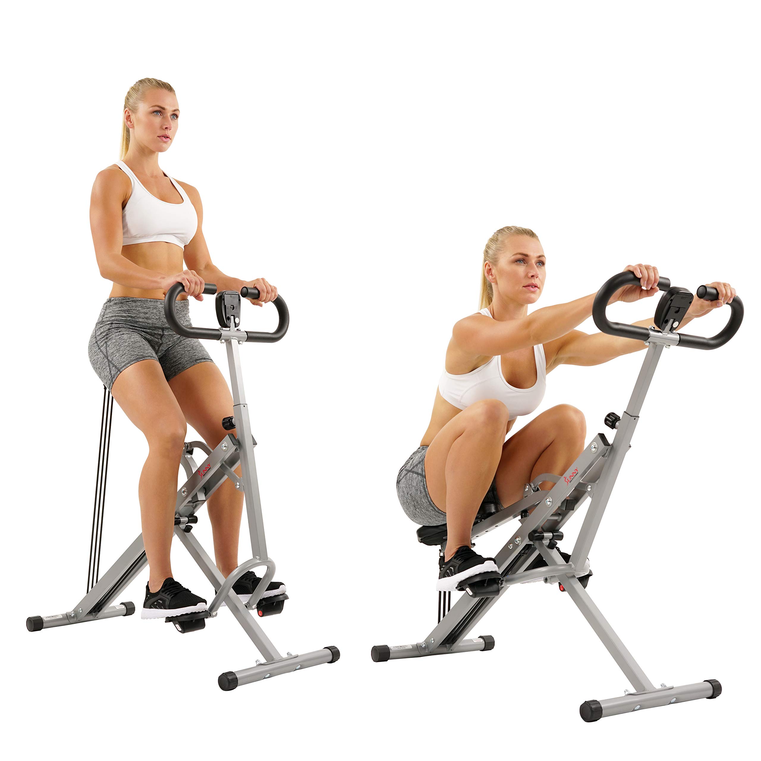 Sunny Health & Fitness Upright Row-N-Ride Rowing Machine