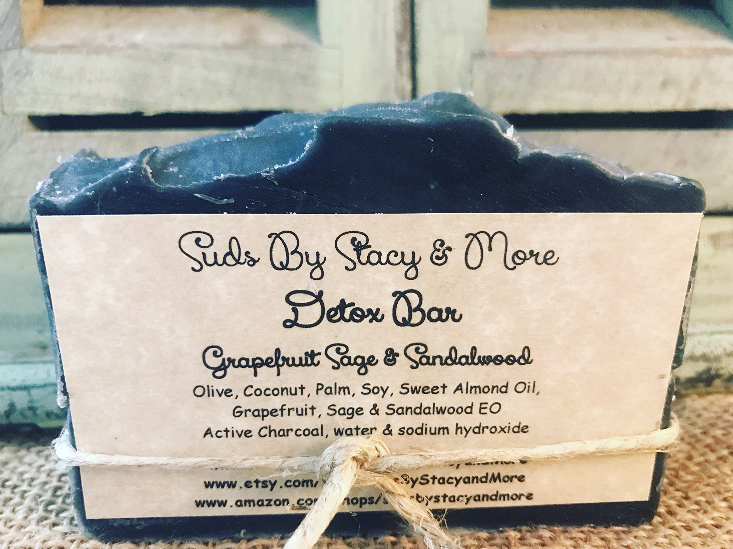 Suds By Stacy and More Sandalwood, Sage & Grapefruit Cold Processed Face and Body Bar