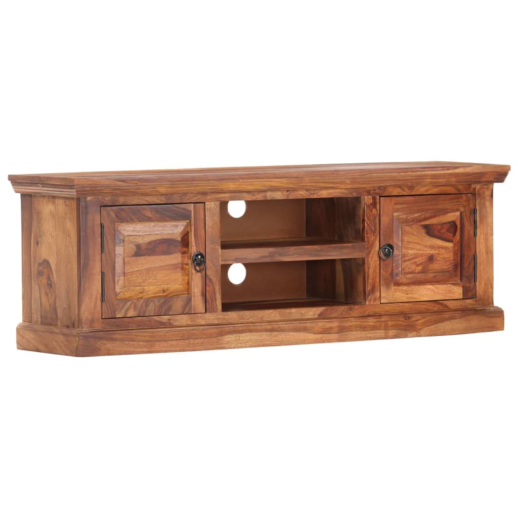 THYUOVAI TV Cabinet,Sideboard Lowboard Media Console Cabinet HiFi Cabinet Tv Table Suitable for Living Room,Bedroom,Closet,Hallway,Foyer,Office 47.2"x11.8"x15.7" Solid Sheesham Wood