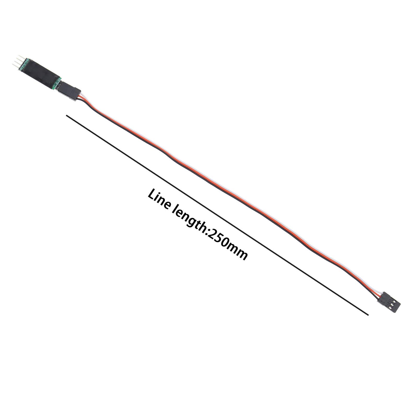 SING F LTD Third Channel RC Car Switch Controller Cord Remote Control Model Car Lamp Lighting Receiver Cable 250mm 3Pcs