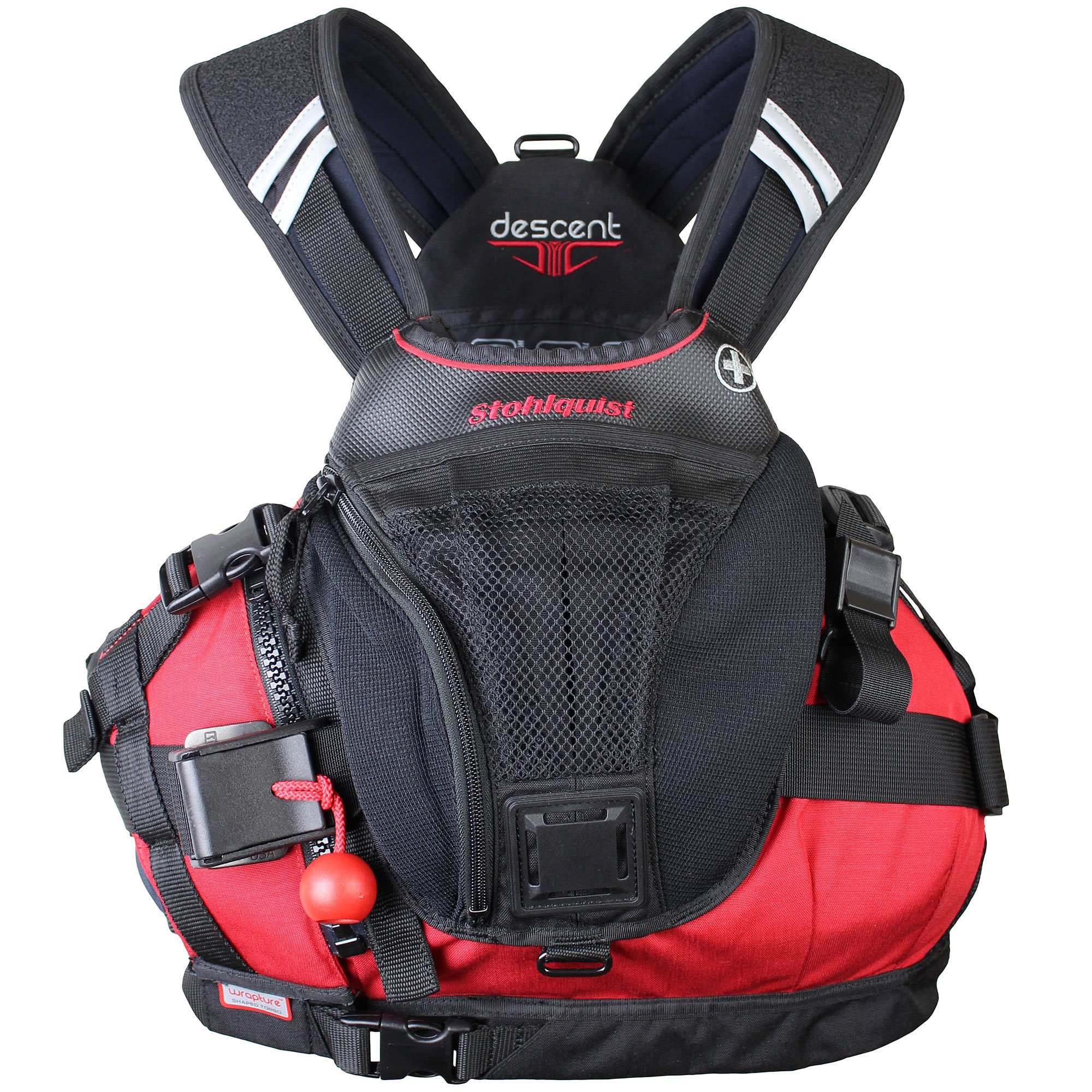 Stohlquist Descent Personal Floatation Device, Fireball Red, XX-Large