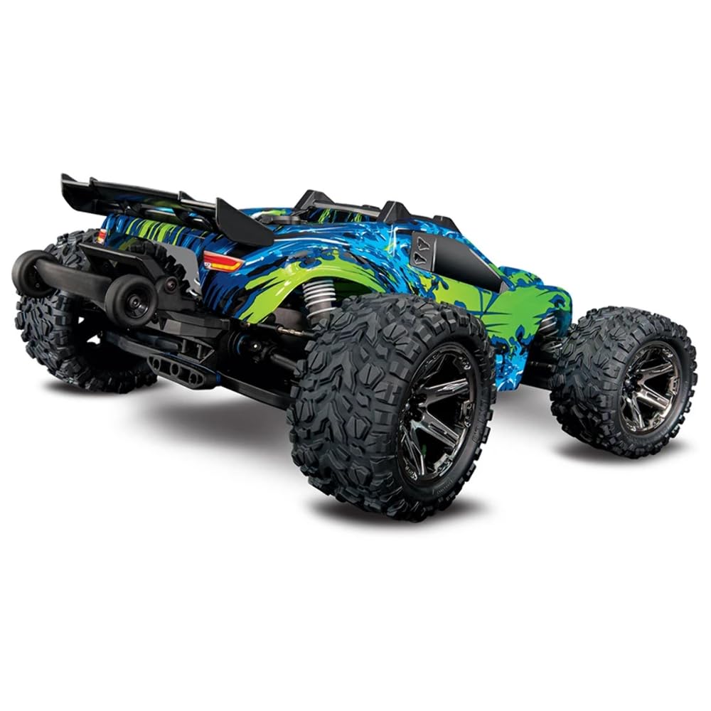 Traxxas Rustler 4x4 VXL, Brushless RC Truck, 65+ mph, Green