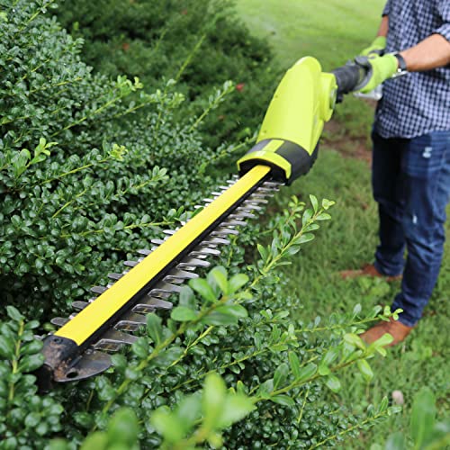 Sun Joe 24V-GTS4004-XT 24V IONMAX Blower,Hedge Trimmer & 8-in Pole Saw Kit w/2x24V 2.0-Ah Batt, Charger & Pole