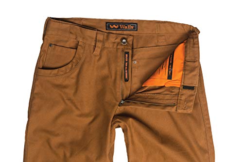 Walls Men's The Original Outdoor Work Pant, Bark Brown, 34 x 32