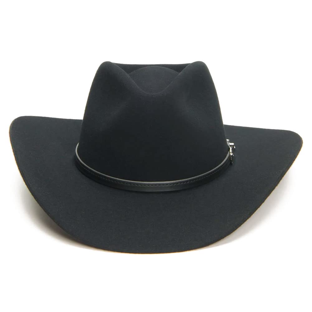 Stetson Men's Seneca, Black, 7 5/8