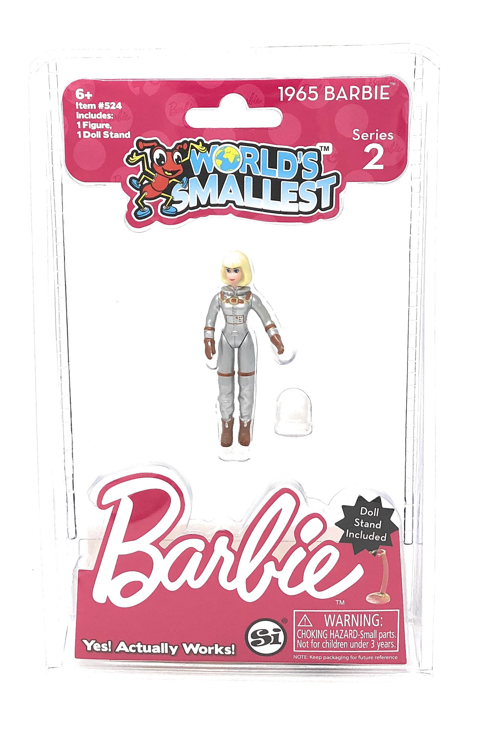 World's Smallest Barbie Series 2 - 2 Pack Bundle 1965 Astronaut - 1992 Totally Hair