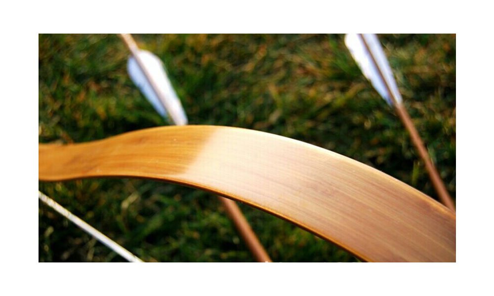 Tiger Shaft 74" Bamboo Laminates White color Making Long & Recurve Bows Wholesale Amounts (10pcs)
