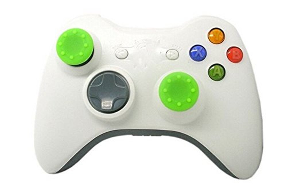 yueton 10 Pairs Colorful Silicone Accessories Replacement Parts Thumb Grip Cap Cover for PS2, PS3, PS4, XBox 360, XBox One Controller