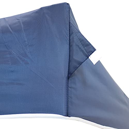 Sunnydaze 10 x 10 Foot Standard Pop-Up Canopy Shade - PU-Coated 150D Oxford Fabric Replacement Top for Canopy - Blue