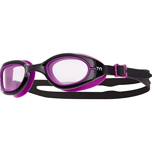 TYR Special Ops 2.0 Femme Transition Goggles, Clear/Black/Purple, One Size