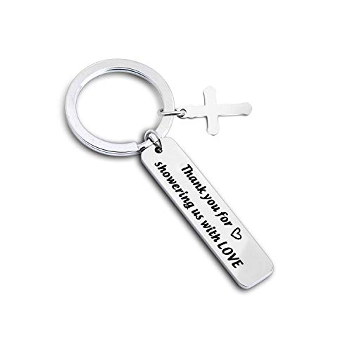 Thank You Gifts Bridal Shower Gift Wedding Shower Thank You Gift Hostess Gift (Shower Keychain)