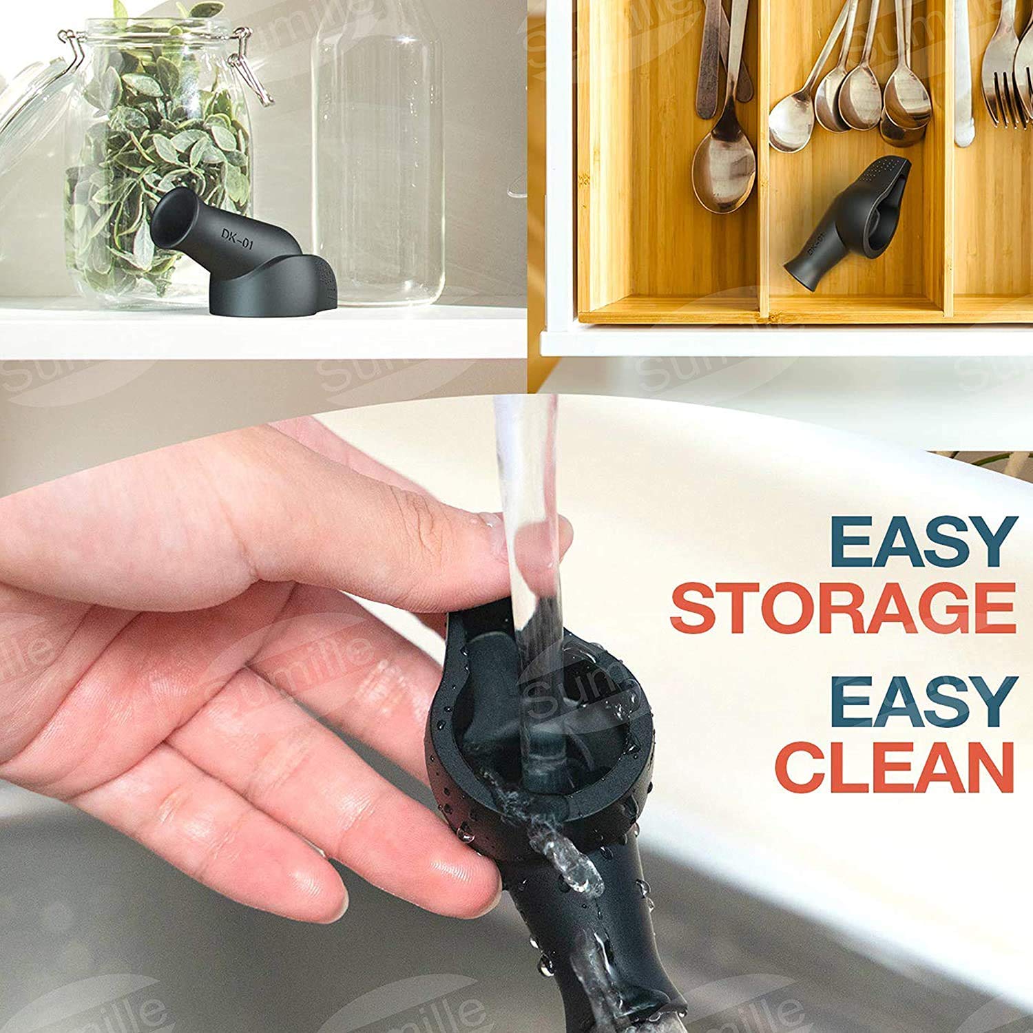 Sumille Instant Pot Steam Diverter, Valve Pressure Release Accessory Silicone Steam Release Accessories for IP Instant Pot DUO60 6 Qt, DUO80 8 Qt, Duo Mini 3 Qt and Duo Plus Mini 3 Qt,Model DK-01