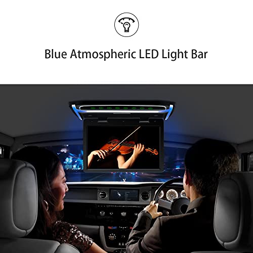 XTRONSÂŽ 10.2 Inch Digital TFT Screen 1080P Video Car Overhead Player Roof Mounted Monitor HDMI Port (No DVD Drive)