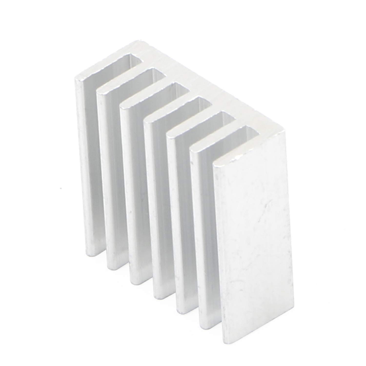 Senmod 100pcs Mini Cooler Heatsink, 14x14x6mm Aluminum Heat Sink for Cooling VRM Stepper Driver MOSFET VRAM Regulators