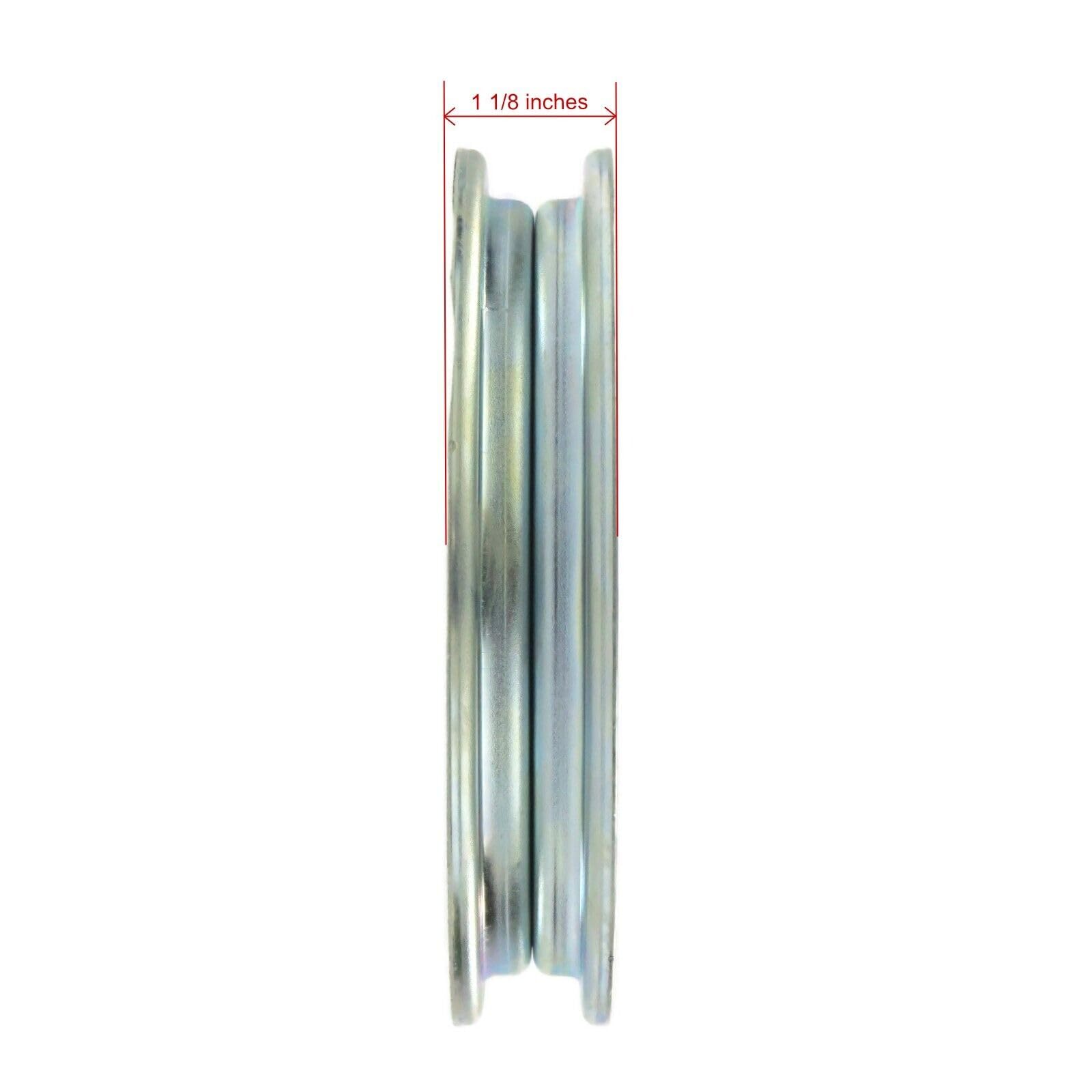 The ROP Shop Flat Idler Pulley for 2007 Toro Z Master Z528-74238 with 60" Deck Lawn Mower