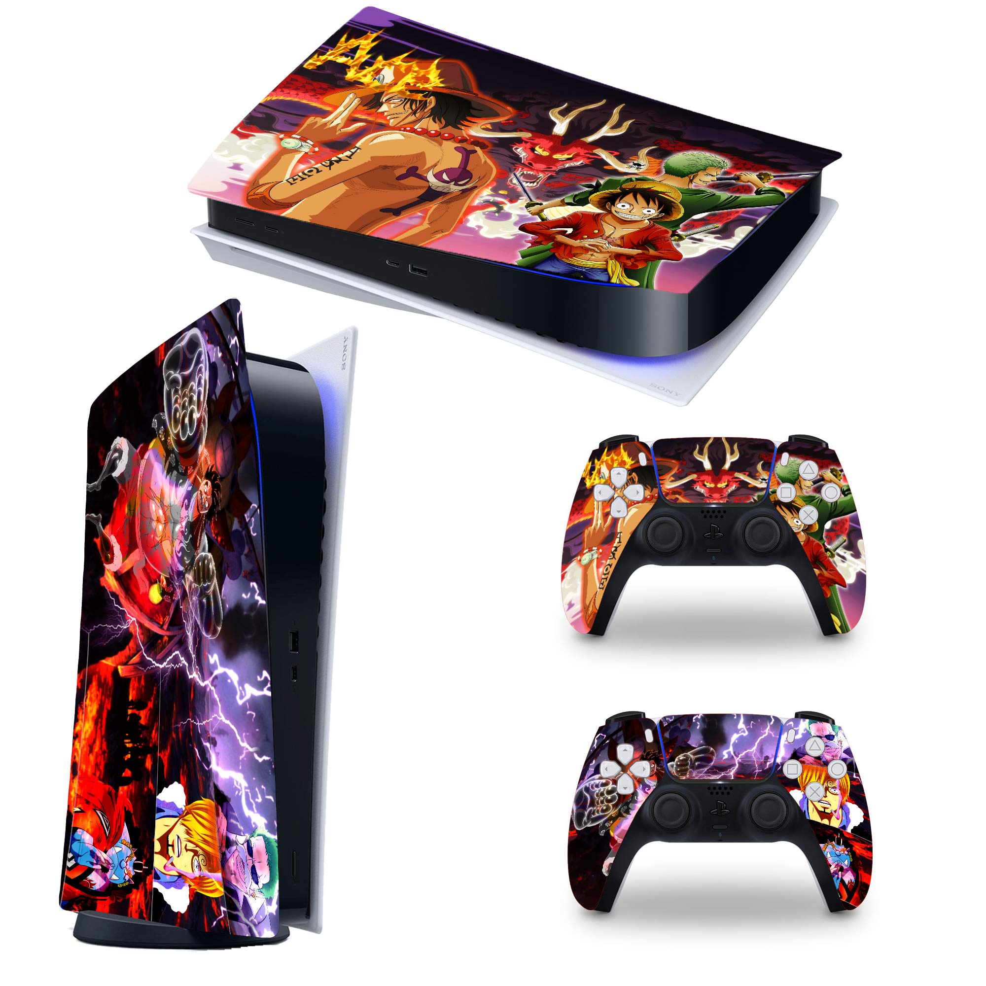Treasure of Pirate PS5 Standard Edition Whole Body Vinyl Skin Sticker Decal Cover for PlayStation 5 System Console and Controllers