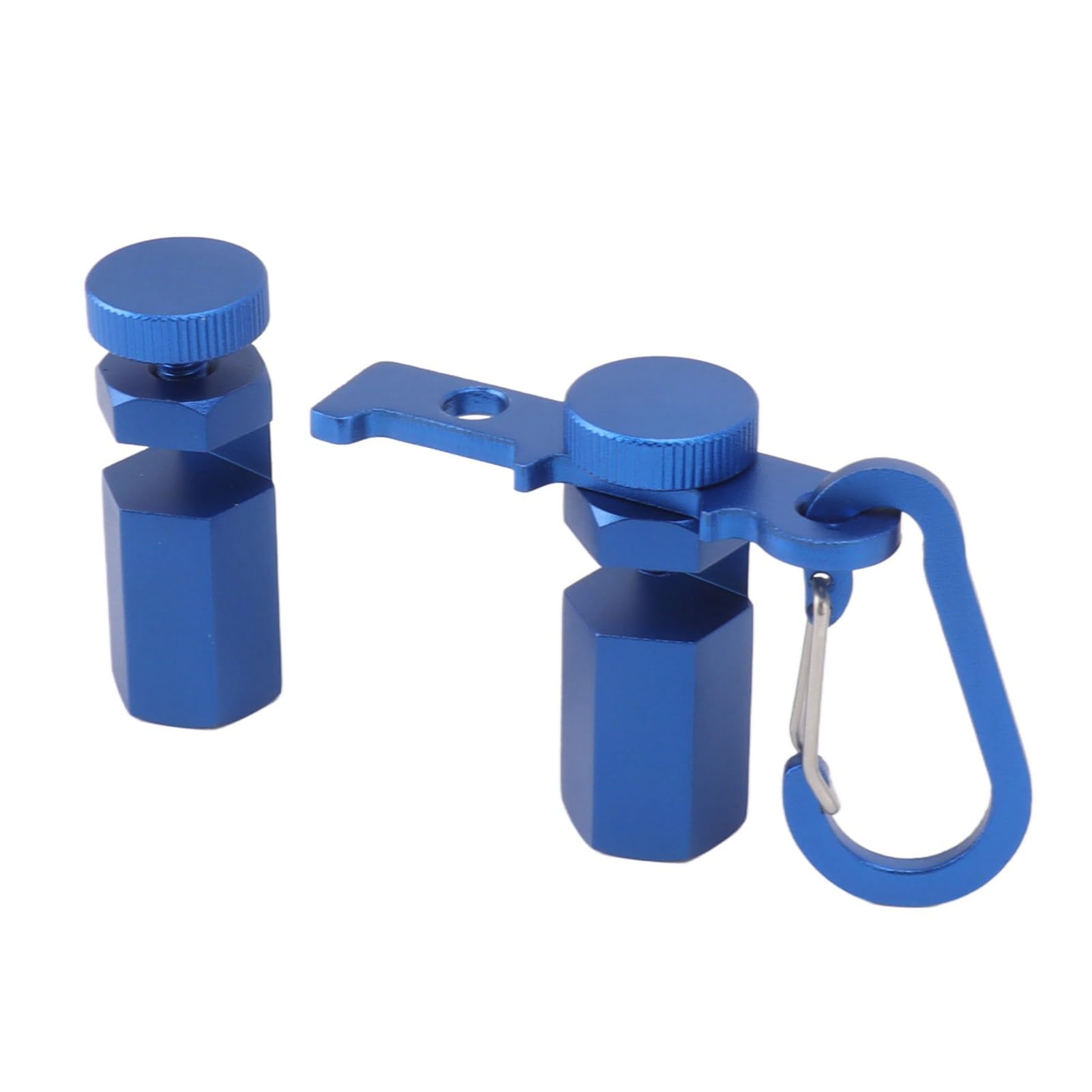 Stair Gauges, Aluminium Alloy Stair Gauges for Framing Square, Wear Resistant Durable Stair Stringer Layout Tool for Carpentry Squares Stair and Rafter Gauge Clamps (Blue)