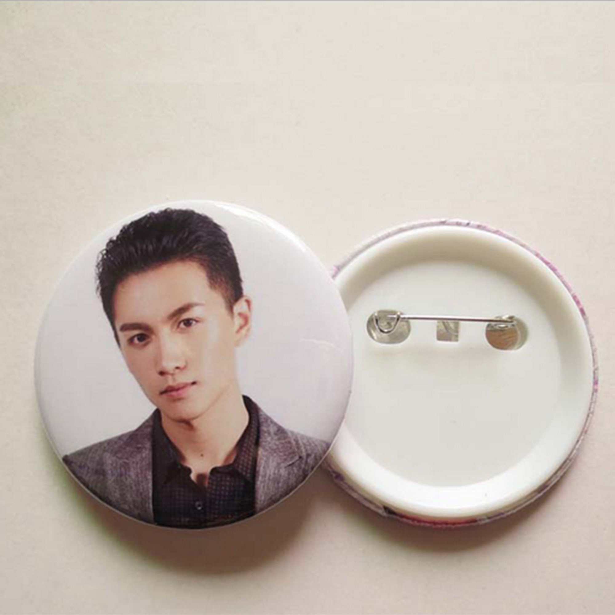 Sunshine 50mm Blank Badges & Buttons Parts for Badge & Button Making Machine (Holland-Pin Plastic-Back 100sets)