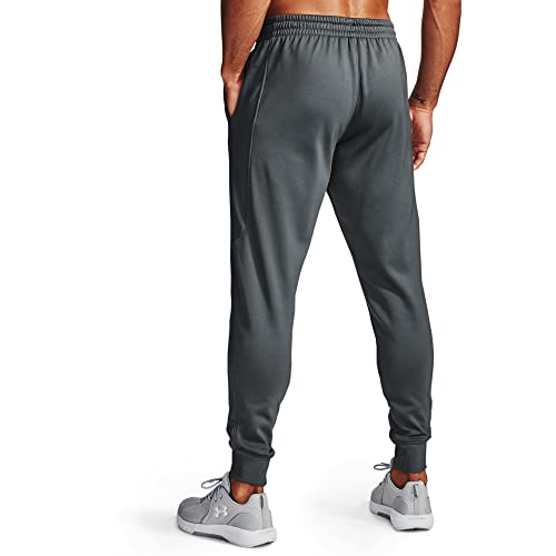 Under Armour Men's Armour Fleece Joggers , Pitch Gray (012)/Black , Small