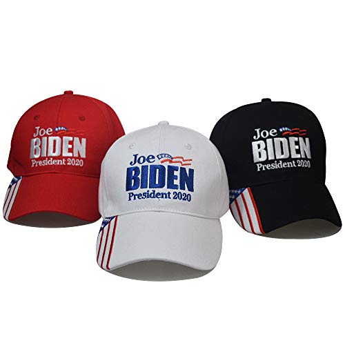 YIIHUD Joe Biden Baseball Hat Presidential Election in 2020 Cotton Baseball Cap Adjustable Vote for Your President White